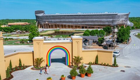 The “Rainbow Entrance” at Ark Encounter. Image via BruceGerenscer.net